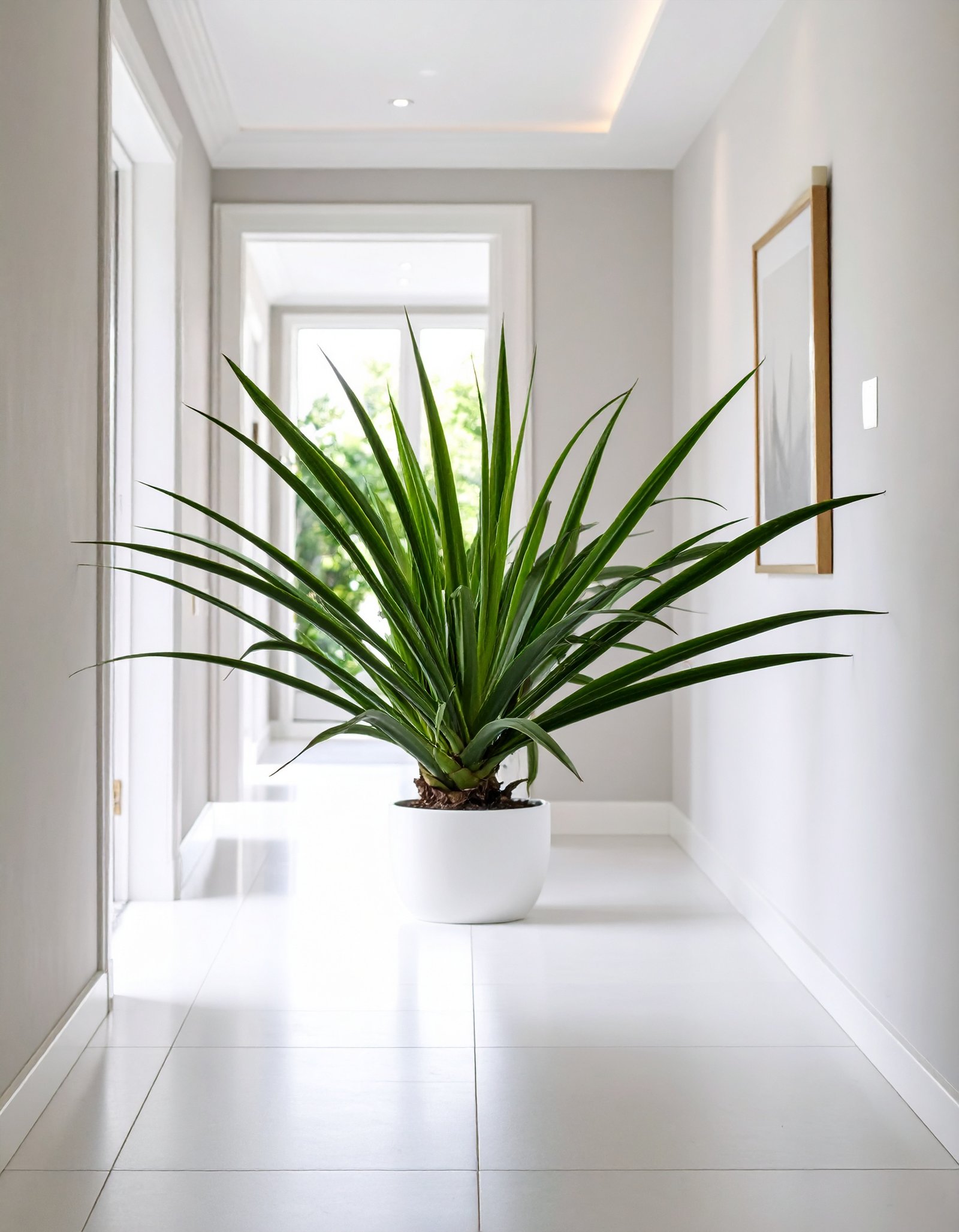 90 CM GREEN SLIM SCREWPINE PLANT WITH 28 LEAVES. – Belle Maison
